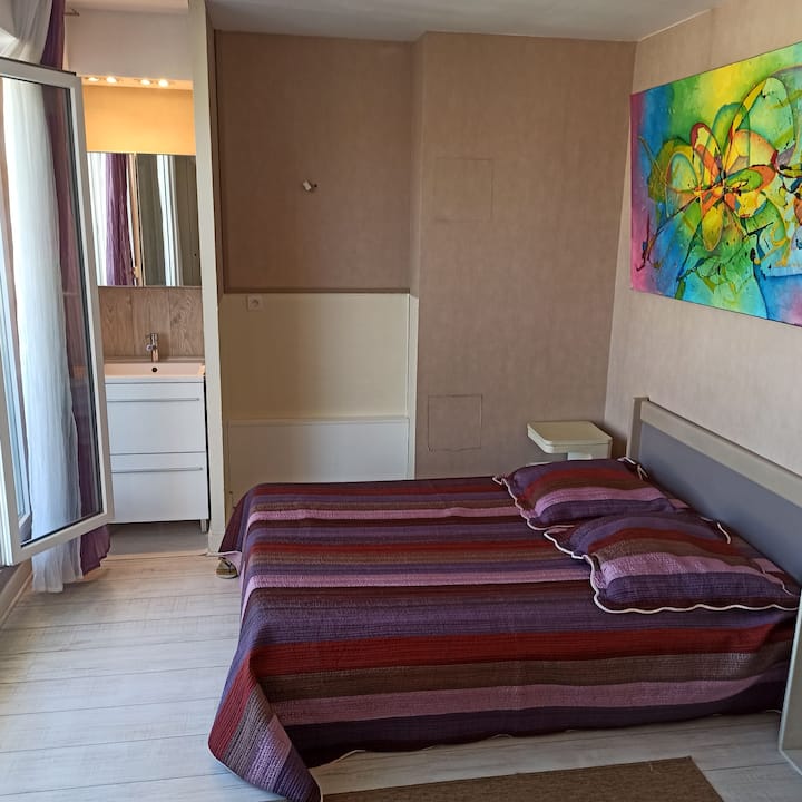 Grande Chambre Claire, Dernier éTage Avec Terrasse - Enghien-les-Bains