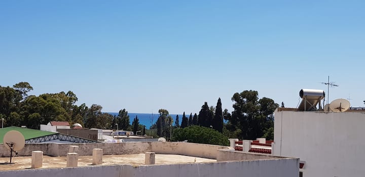 Appartement Spacieux à 4mn à Pieds De La Plage - Hammamet