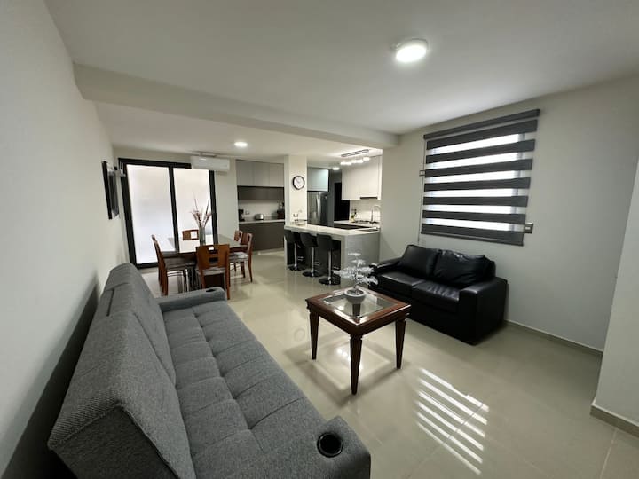 Super Moderno Depa Céntrico 8huéspedes 3 Recámaras - Durango