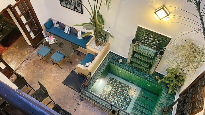 Riad Dar Mira En Exclusivité, 5 Chambres. - Marrakech