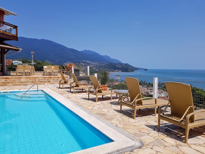 Flat Vista Mar 25 C/ Piscinas - Ilhabela