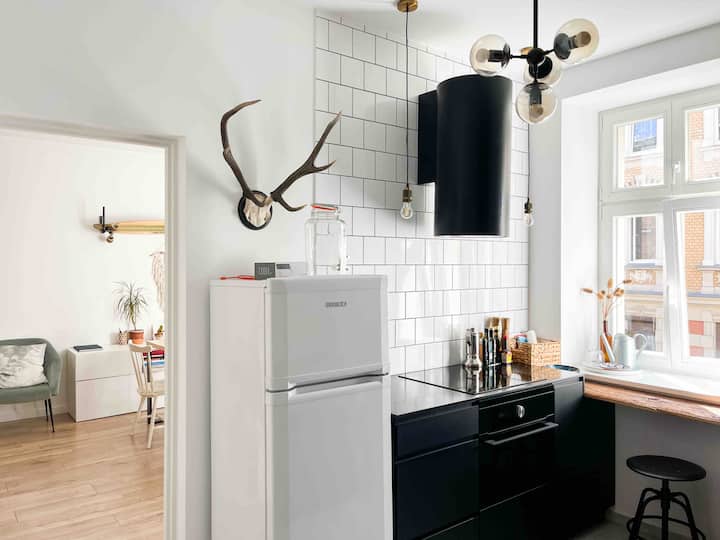 New Loft Boho Apartment In The Old Town  (Lockbox) - Katowice