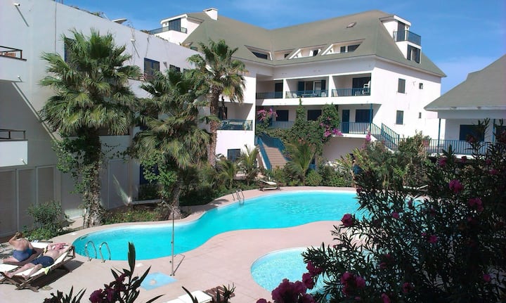 Great Seaview Apartment, Balcony, Pool, Wifi - Cabo Verde