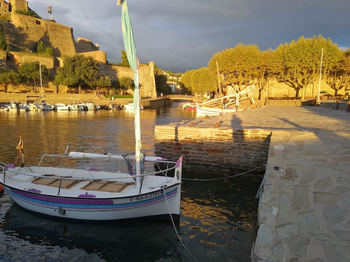 Coquet Studio Les Pieds Dans L'eau Avec Parking - Collioure