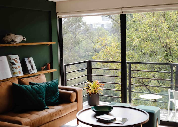 Gorgeous Park View | 2br | Balcony - メキシコシティ