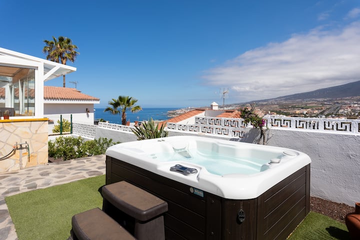 Jill`s Dream House ( Garden-jacuzzi And Sea View) - Los Cristianos
