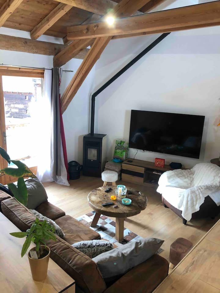 Charmant Studio 50m2 Avec Mezzanine - Saint-Véran
