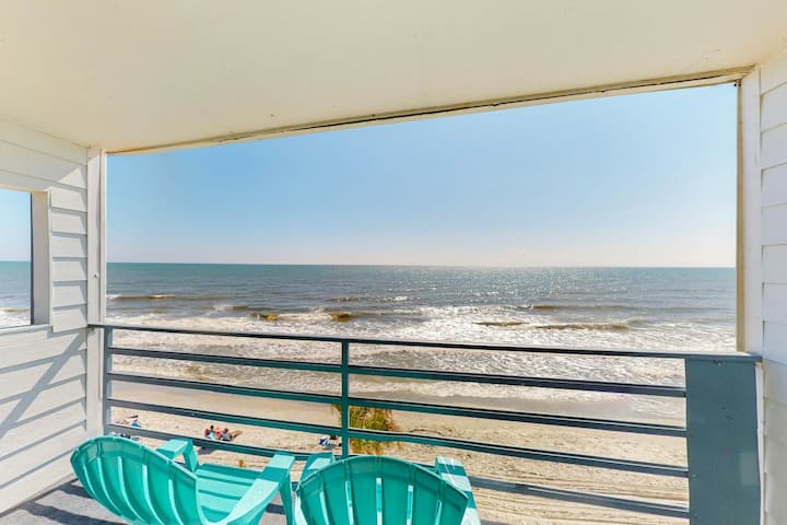 1br Oceanfront Condo W/ Pool, Balcony, Ac, & Views - Murrells Inlet, SC
