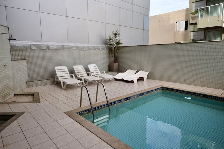 Arpoador - Quadra Da Praia  | Garagem | Piscina - Rio de Janeiro