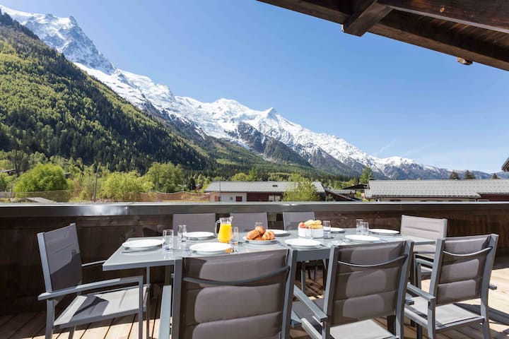 Grand Paradis - Appartement Moderne De 3 Chambres - Chamonix