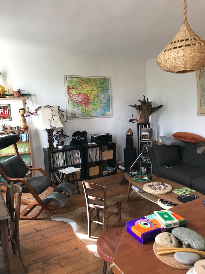 Grande Chambre Maison Ancienne. 2 à 4 Couchages - Rouen