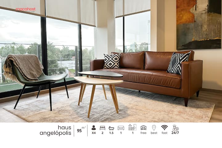 Beautiful Penthouse W/ Roof Garden, Wifi & Parking - San Pedro Cholula