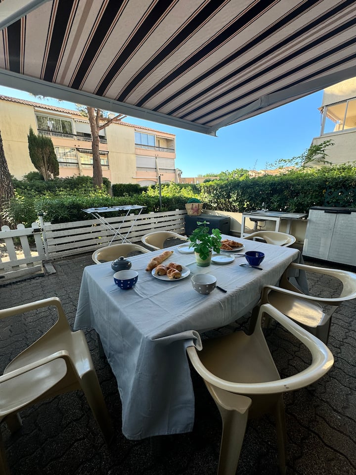 4/6 Pers Avec Terrasse à 300 M Plage - Marseillan
