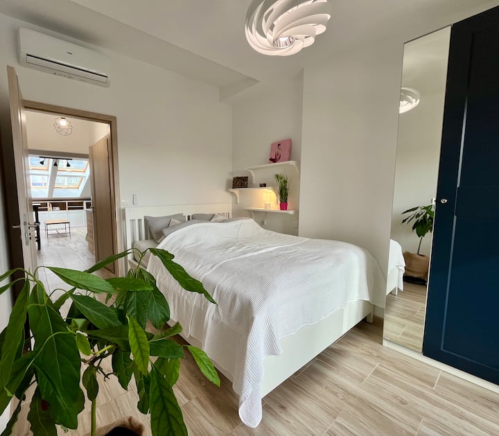 Calm Bedroom W. Balcony + Livingroom W. Kitchen. - Krakau