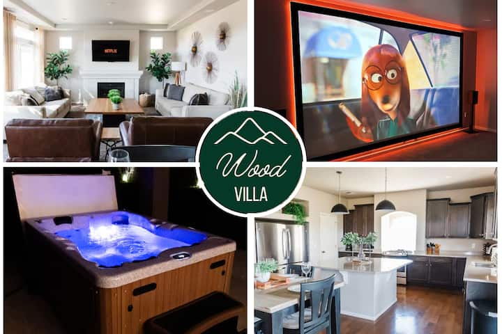 Spacious 6br Retreat • Theater • Hot Tub • 16+ - 러브랜드