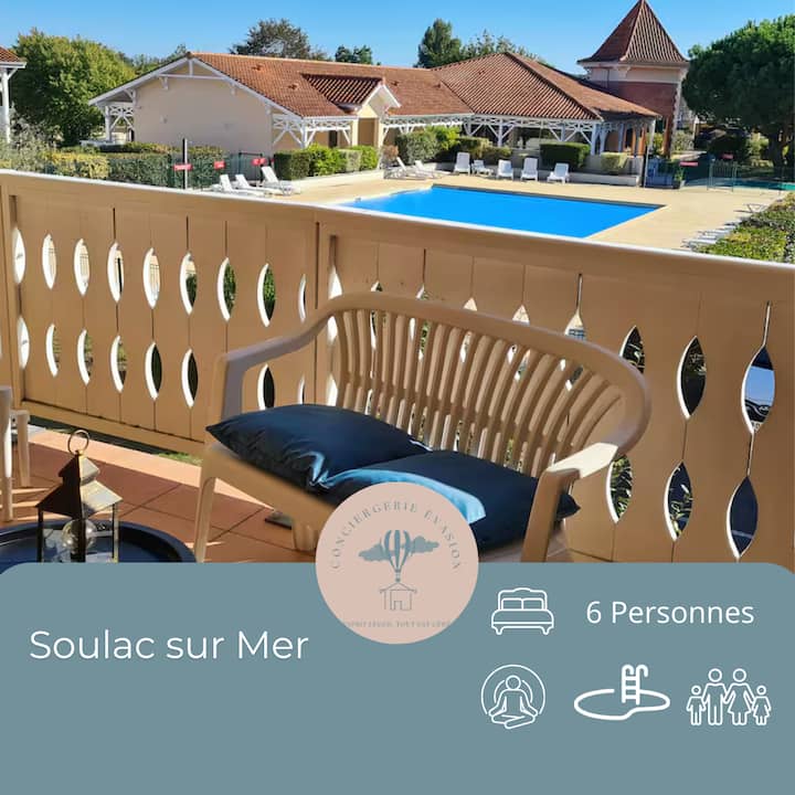 Appartement Soulac Sur Mer 6 Couchages 2 Chambres - Soulac-sur-Mer