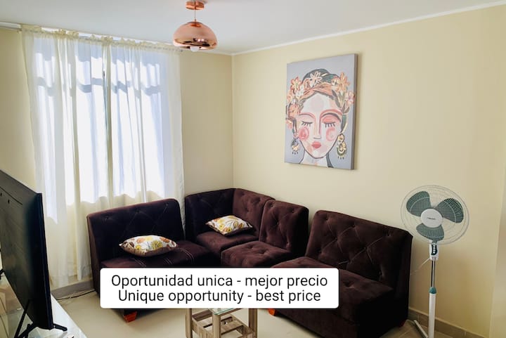 4 Alojamiento Centrico Con Cochera Wifi Y Cocina - Ica