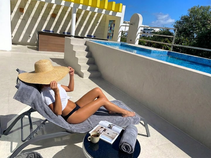 Estudio De Lujo, A Pasos De La Playa - Puerto Morelos