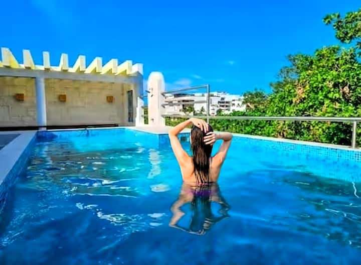 Estudio De Lujo, A Pasos De La Playa - Puerto Morelos