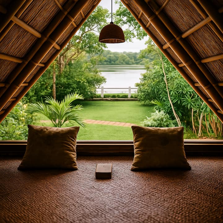 Nj House – Peaceful Lake View Jungle Retreat - Sri Lanka