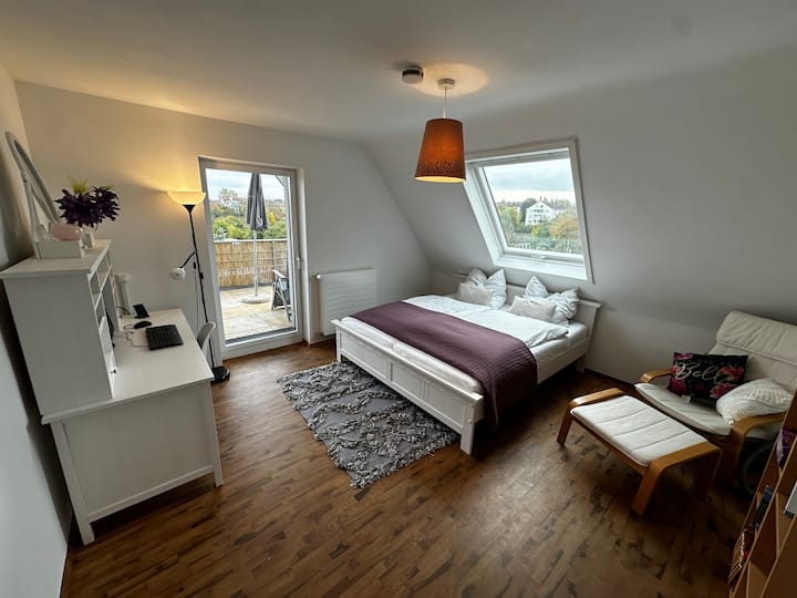 77m² - 3 Zi Modern Zentrum Küche Dachterrasse Wlan - Karlsruhe