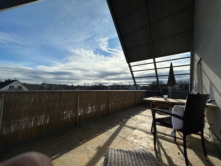 77m² - 3 Zi Modern Zentrum Küche Dachterrasse Wlan - Karlsruhe
