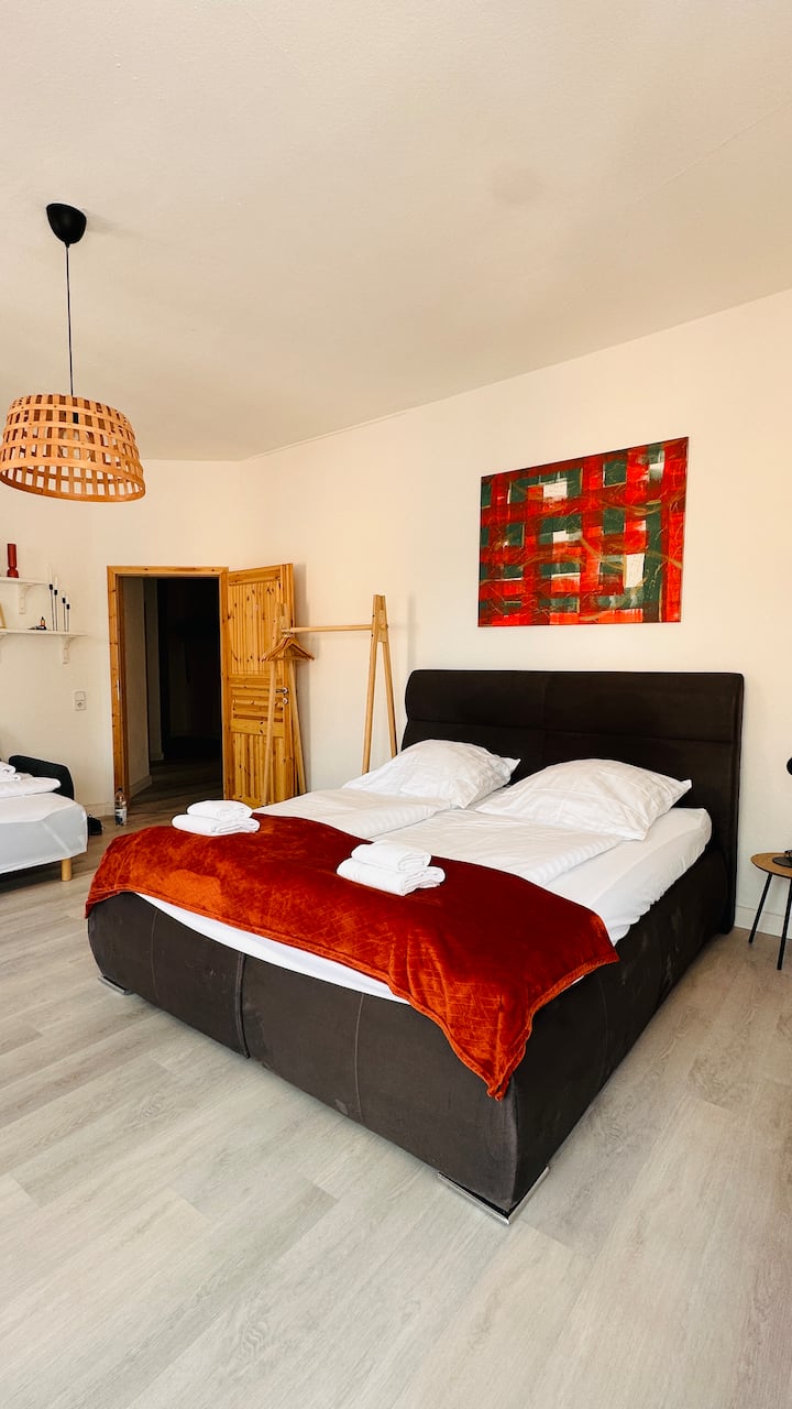 *Amao-brown/center/85m²/kingsizebed/parking - Lahr