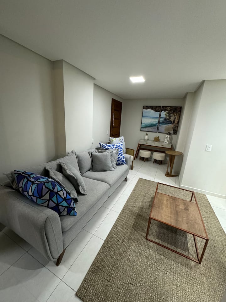 Apartamento Na Praia Do Morro C/área De Churrasco - Guarapari