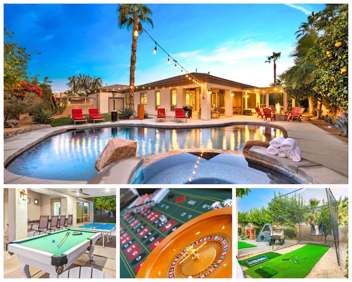 New *Walk To Festivals* All-inclusive Luxury Villa - La Quinta, CA