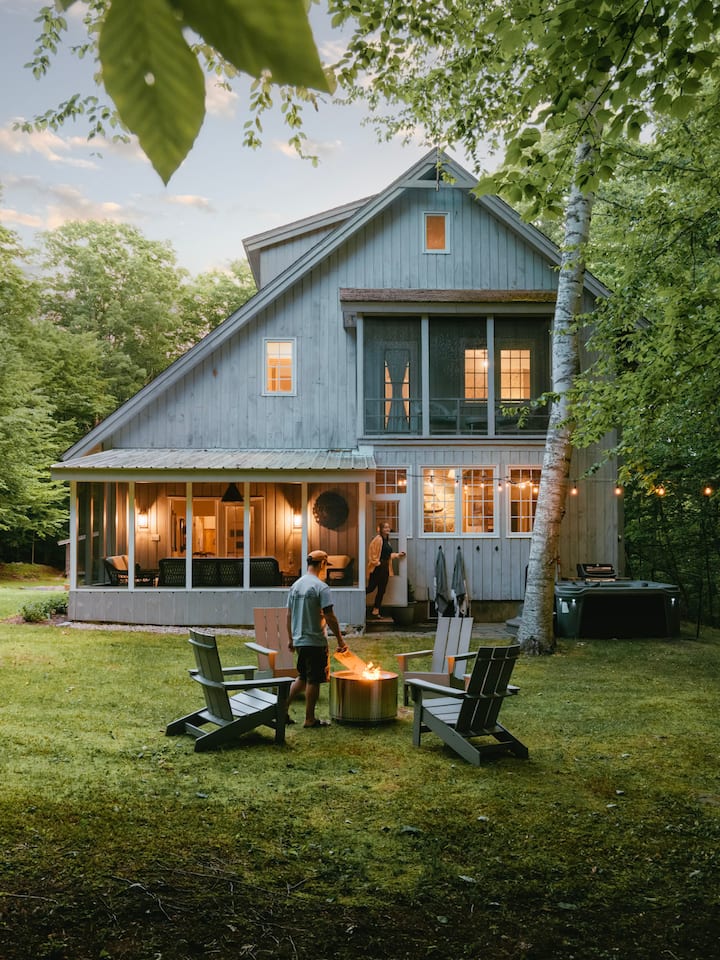 Chalet Green Mountain&nbsp;: Oasis Tranquille Avec Spa - Vermont