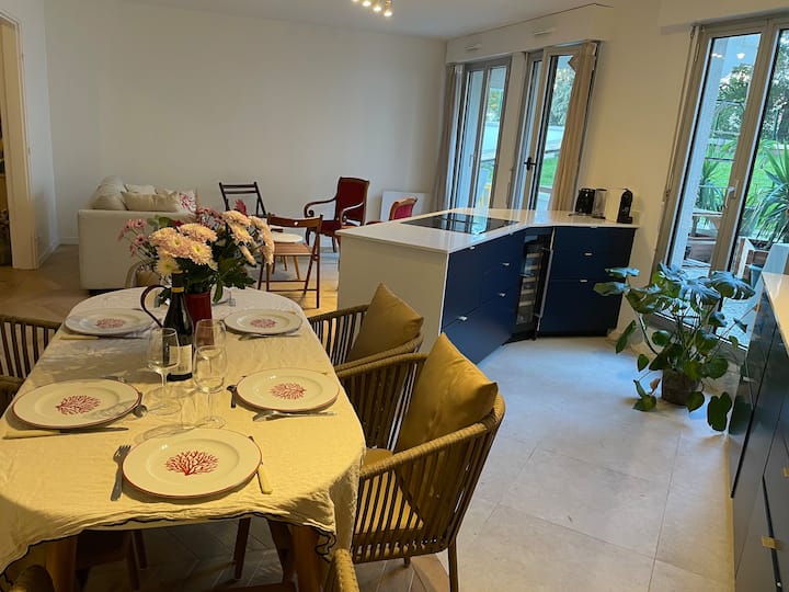 Appartement Calme - Avec Terrasse Et Jardin - Châtillon