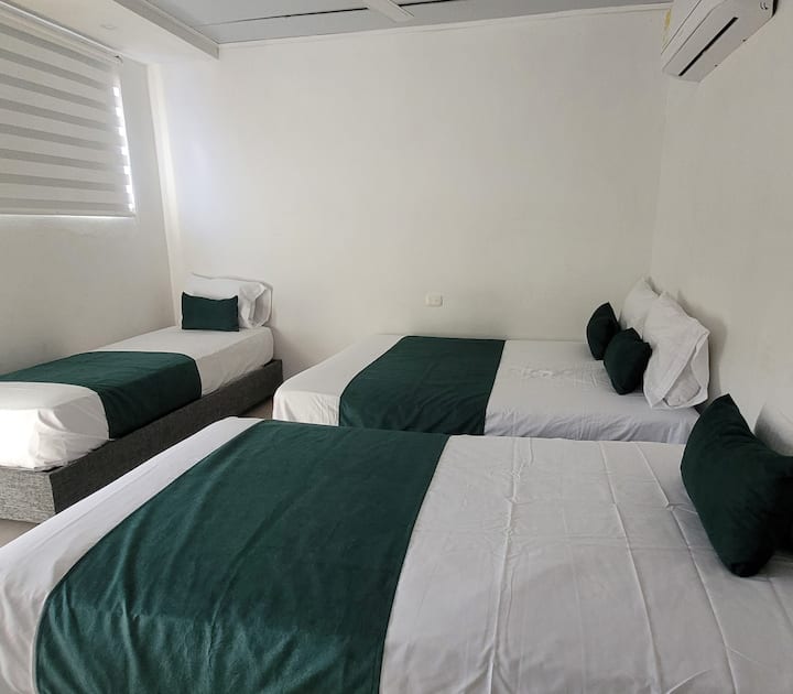 Room 201: Gran Confort Familiar A Pasos Del Mar - Puerto Colombia