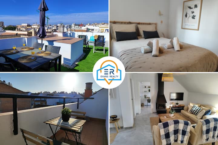 Evans Realty(at)- Penthouse+center+beach+sea Views - Fuengirola