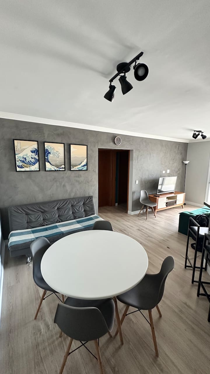 Vista Mar, Piscina E Churrasqueira A Carvão - Praia Grande