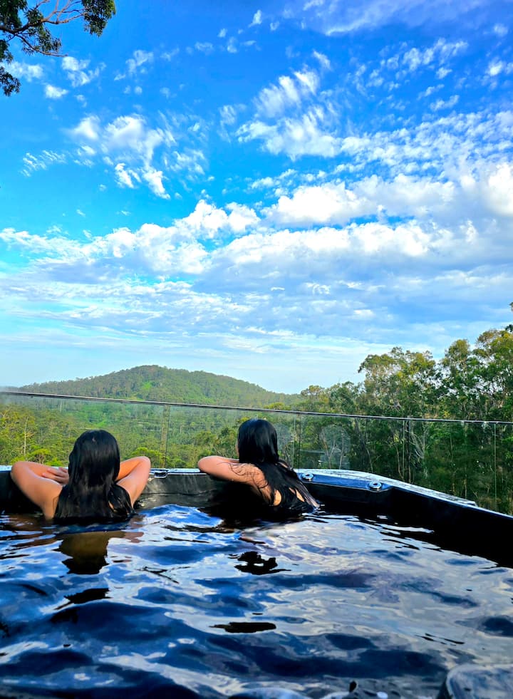 The Oasis Retreat Exclusive Hot Spa & Ocean Views - Springbrook