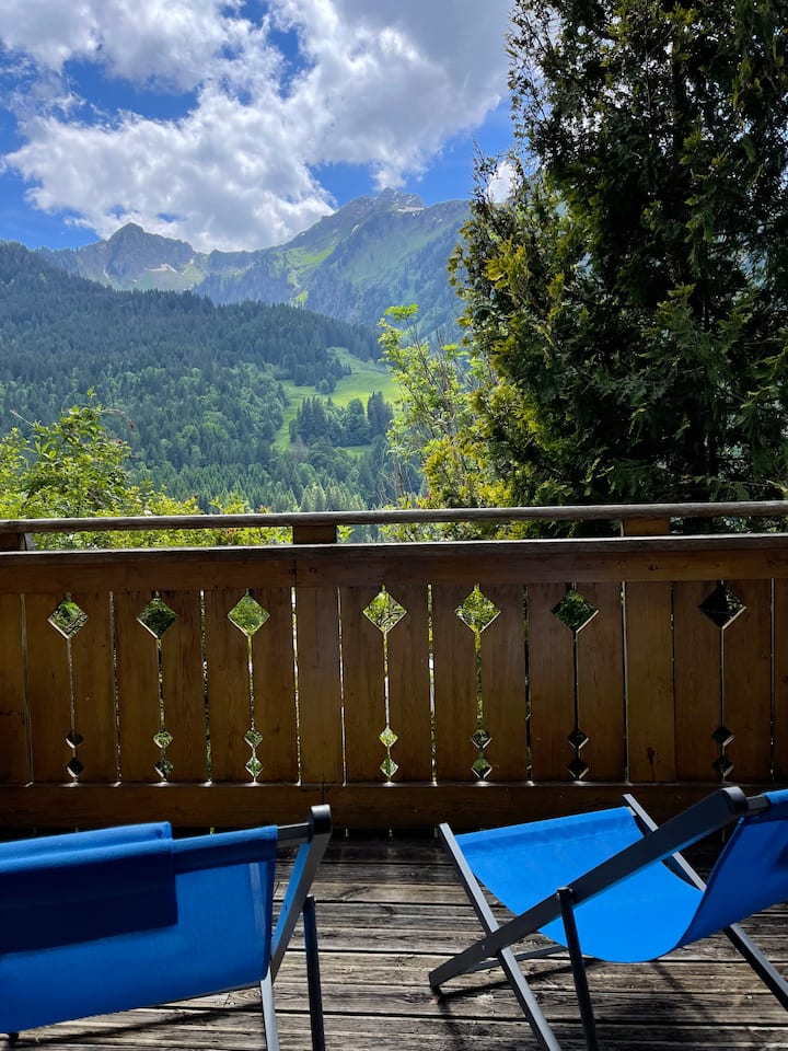 Agréable Appartement Vue Superbe Déco Savoyarde - La Chapelle-d'Abondance