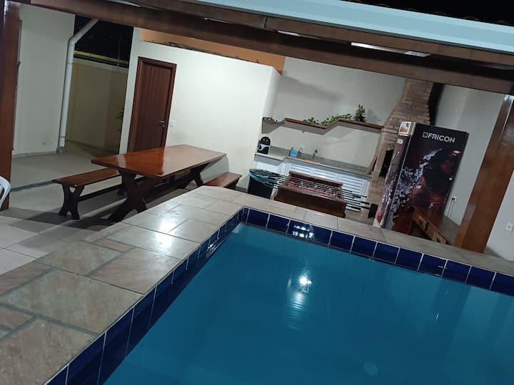 Casa Com Piscina, Perto Da Praia Completa - Guarujá