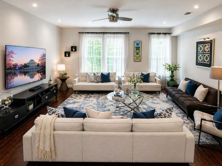 Designed For Groups | Dc | Sleeps 22 |Free Parking - Washington, DC