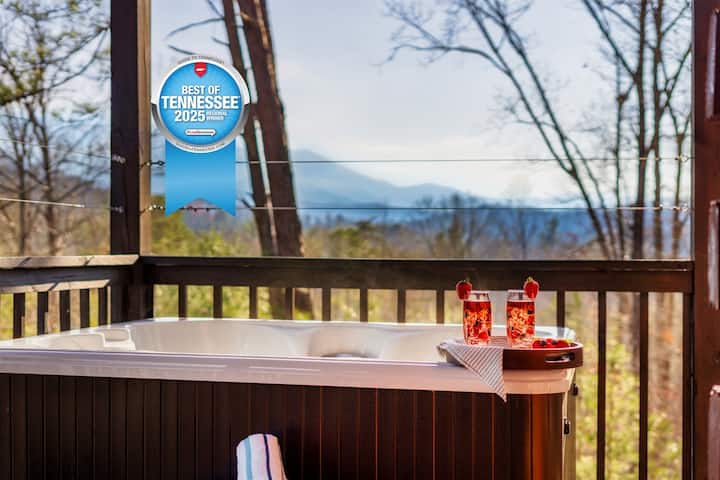 Fire Pit*2 Hot Tubs*basketball*stunning Mtn Views - Gatlinburg, TN