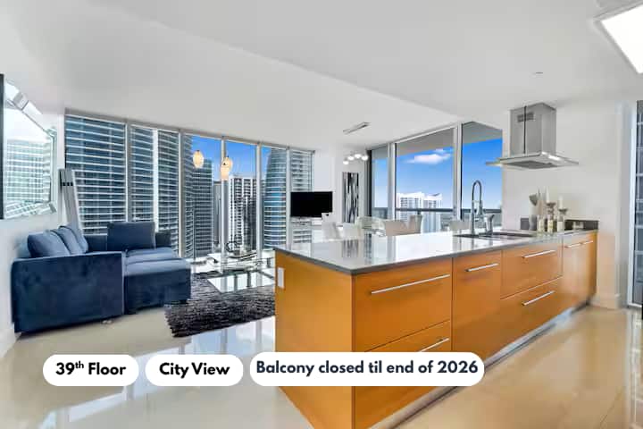 Icon 2b/2b 39th Flr Ocean Views/free Pool Spa Gym - Miami