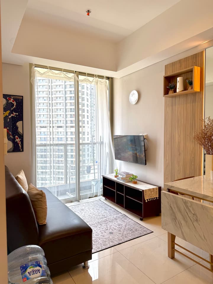 2br Suite Apart At Ta Residence - Livingwithgrin - Jakarta