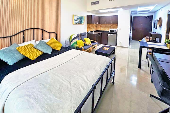 Cozy Studio With Balcony In Jvc, Budget Friendly - Dubái