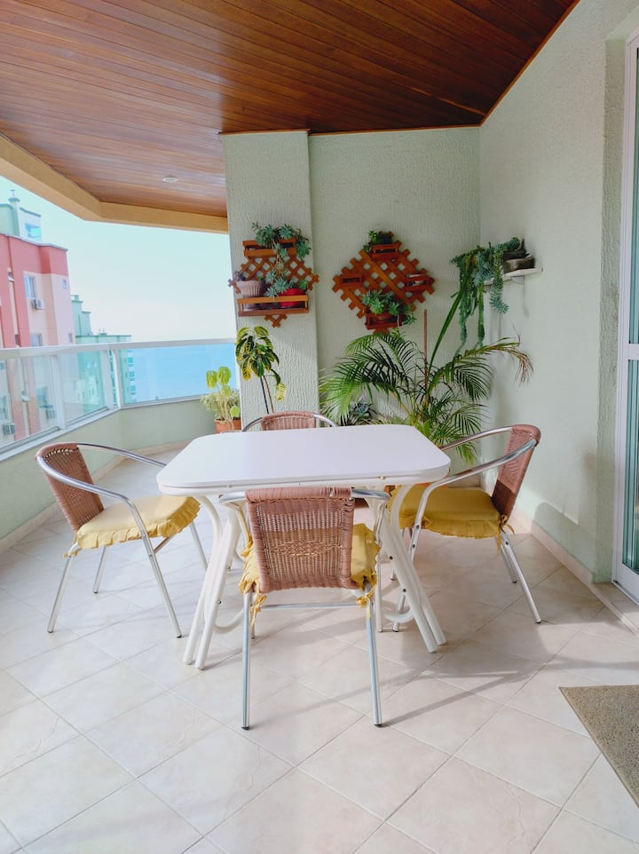 Bem-vindos! Todos Cômodos Vista Mar, 2 Vagas - Itapema