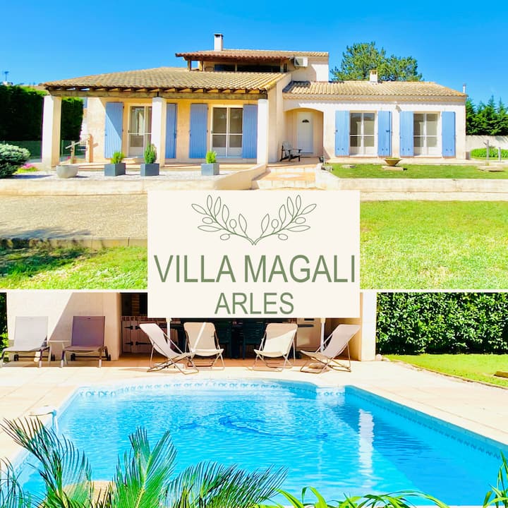 Villa Magali Arles — Piscine, Jardin, Piano - Arlés