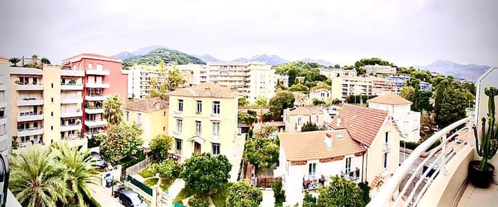 Magnifique 2p Menton Exotique - Plages de Menton