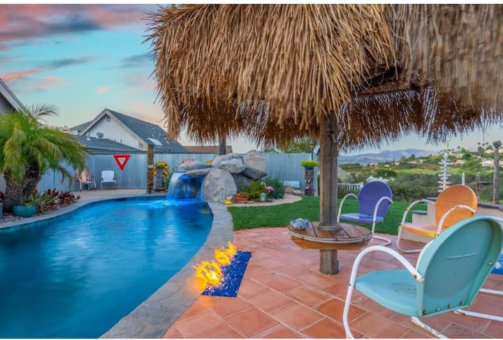Heated Pool*, Fire Pit Hot Tub, Views, Hiking - Santee, CA