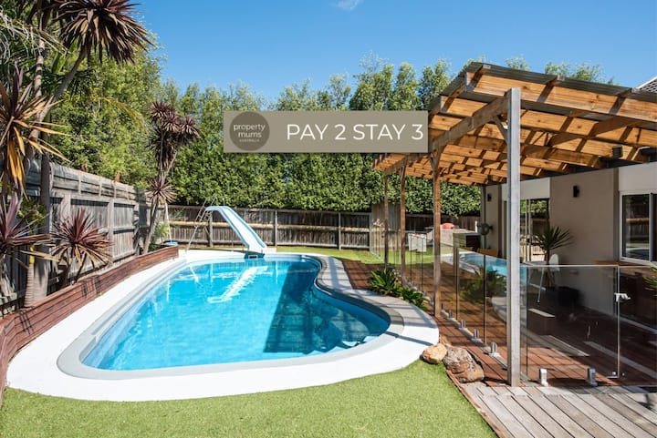 Malibu In Mt Martha With Solar Heated Pool - Mornington