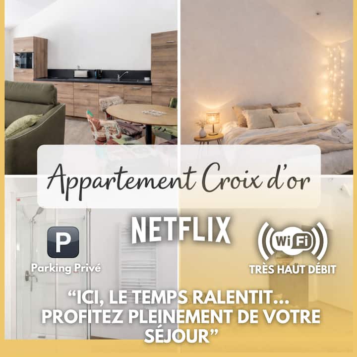 La Croix D’or | Appartement éLégant & Lumineux - Bourg-Achard