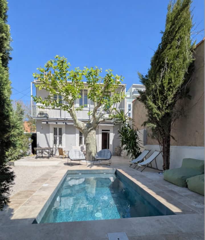 Maison Avec Piscine, Grand Jardin, 2min De La Mer - Calanques de Marseille