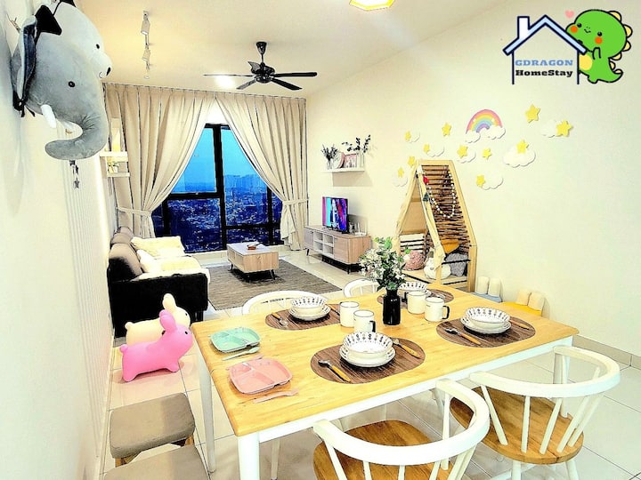 Fairytale Paradise Jb Southkeymosaic 3br Highfloor - Johor Bahru
